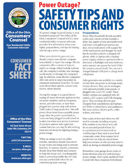 Front Page | Office of the Ohio Consumers' Counsel