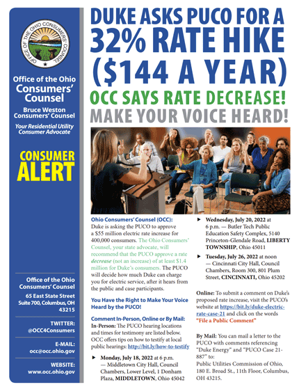 Front Page | Office of the Ohio Consumers' Counsel
